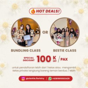 Flower Class - Kursus Merangkai Bunga Bersertifikat